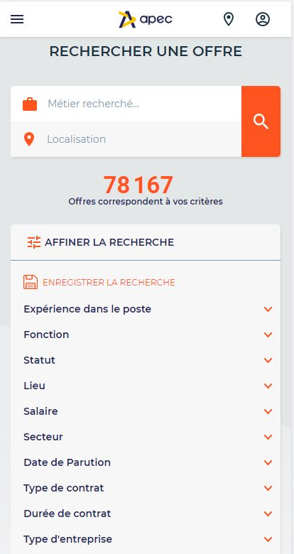 Accueil - Emploi store